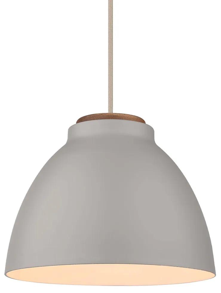 Stropní lampa Nivå šedá/přírodní Rozměry: Ø 24 cm, výška 28 cm