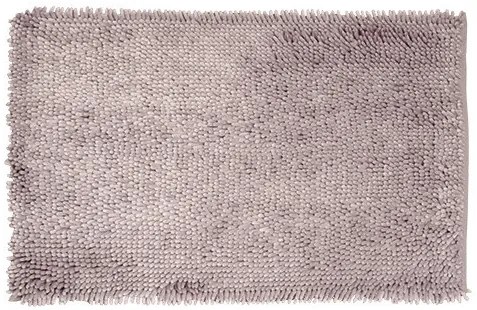 Vesna | Koupelnová předložka s nopy stříbrná 50x80 cm