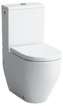 Laufen Pro - Stojící WC kombi mísa, zadní/spodní odpad, boční přívod vody, s LCC, bílá H8259524002311