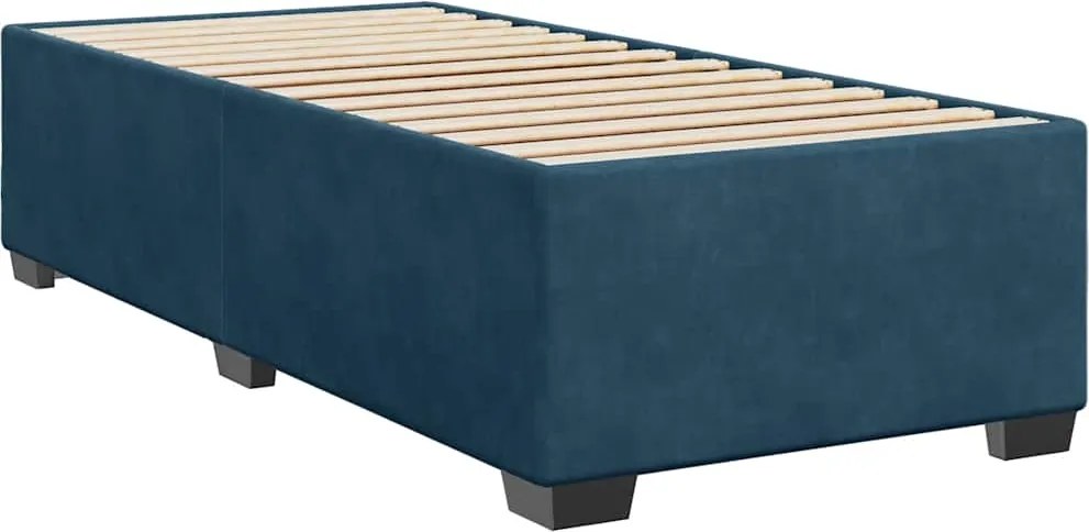 Rám postele modrý 90 x 200 cm samet 3284611
