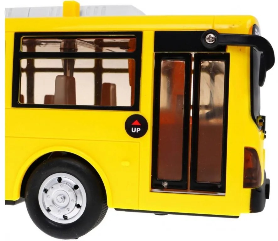 Velký hrací školní autobus žlutý
