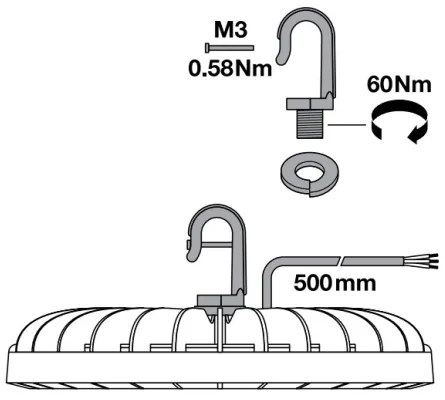 LED svítidlo LEDVANCE High Bay Value 83W 10000lm 4000K IP65