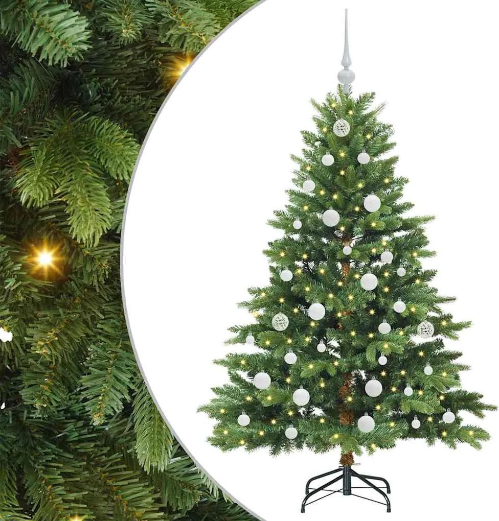 Umělý vánoční stromeček s stojanem Zelená 150 cm PE a PVC 3397539