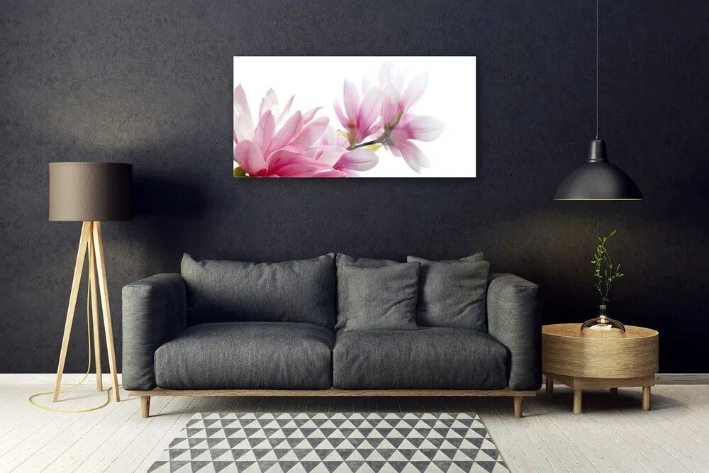 Obraz na skle Magnolie Květ 120x60 cm