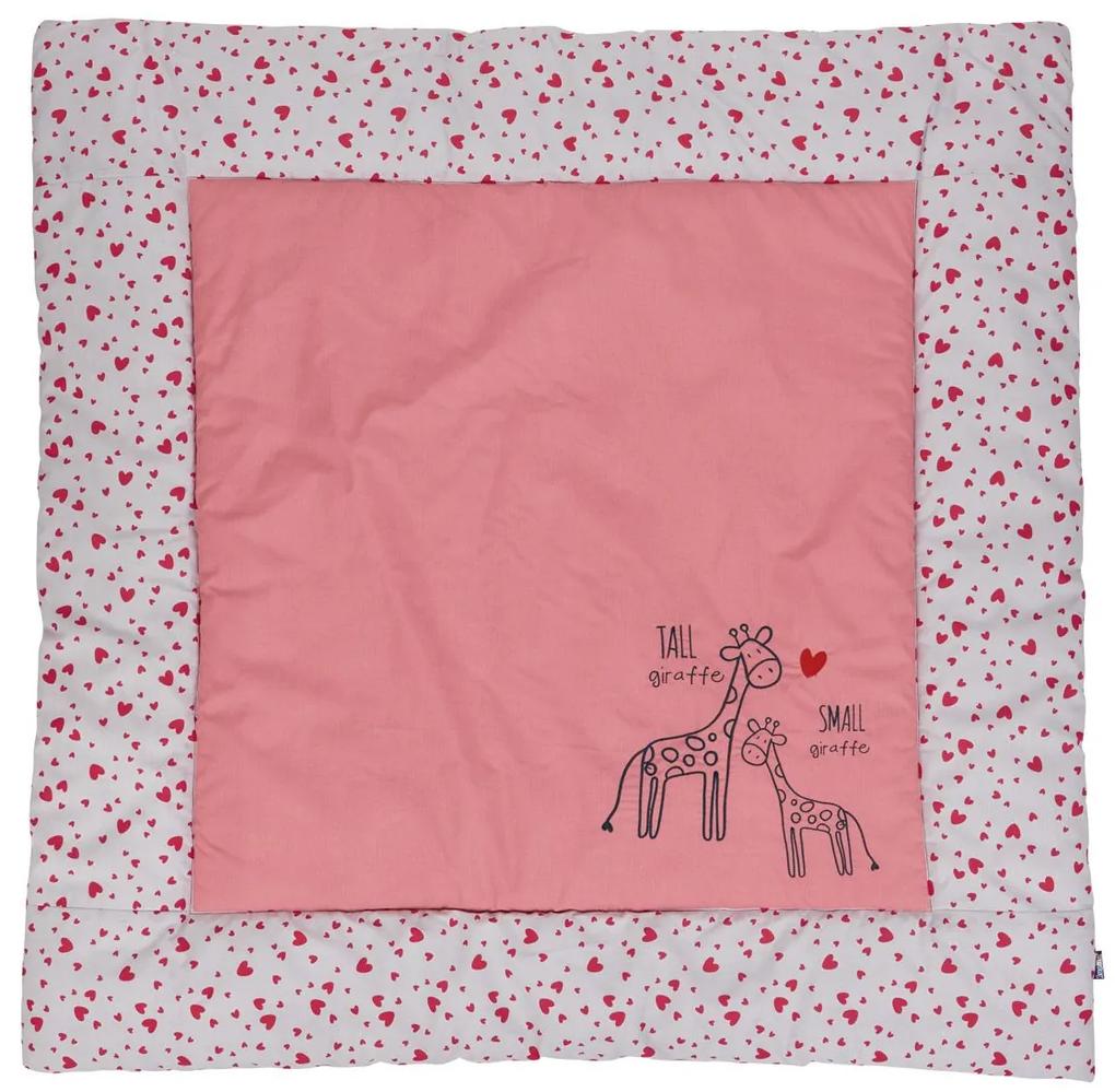 LUPILU® Dětská patchworková deka (světle růžová), Barva: světle - 4056232060073