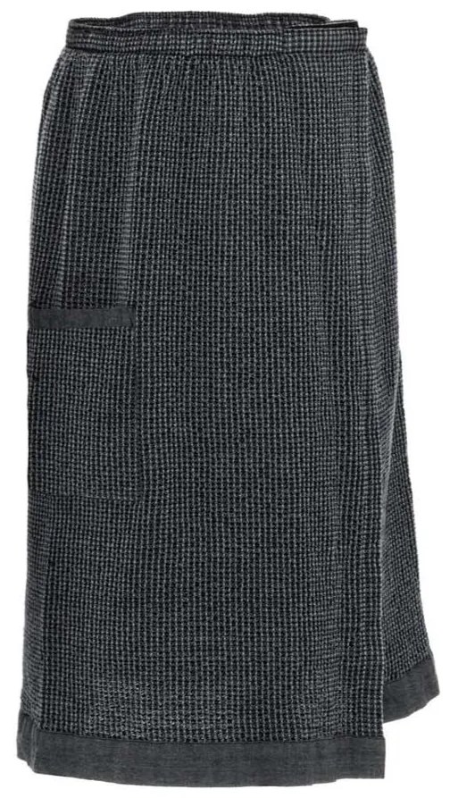 Rento kilt do sauny pánský 70x145cm, černo-šedý
