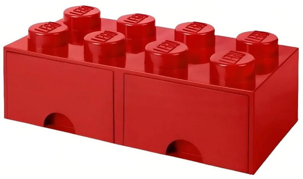 OnaDnes -20% Lego® Červený úložný box LEGO® Storage 25 x 50 cm