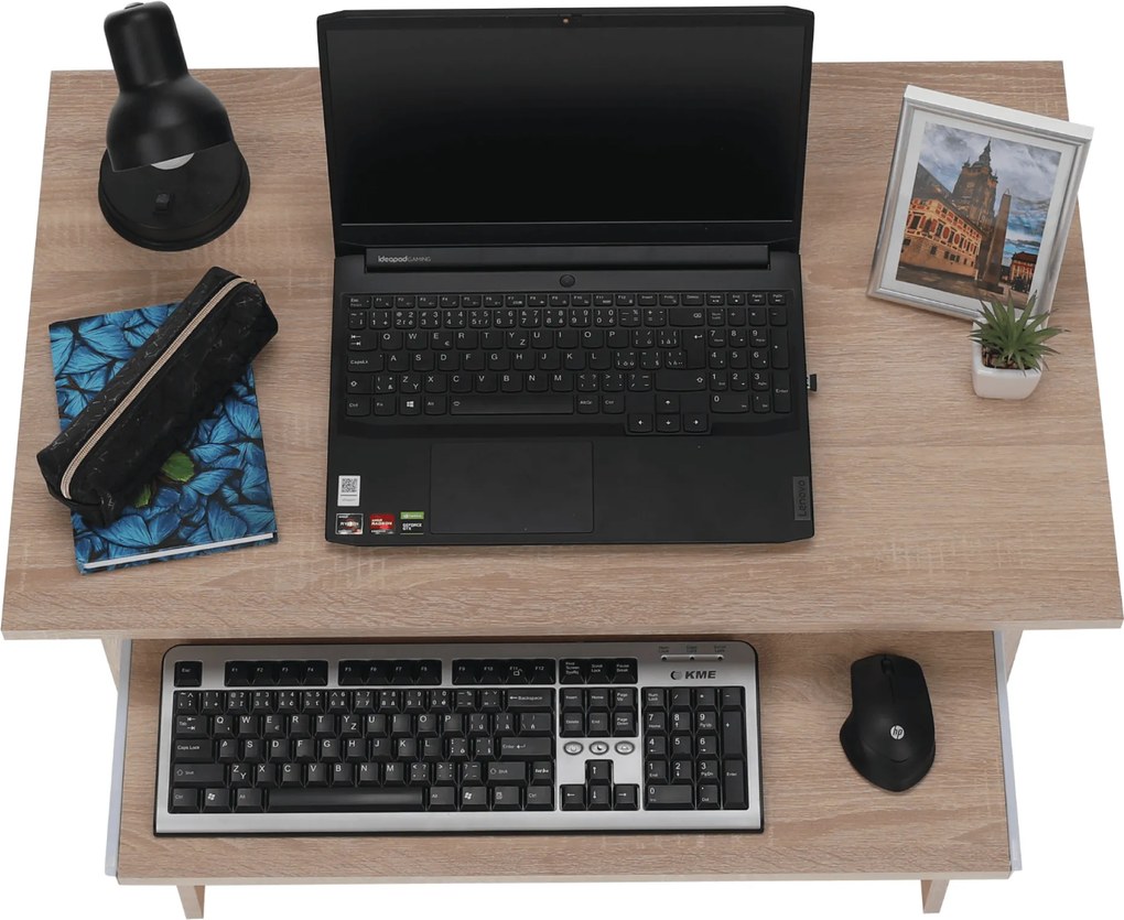 PC stůl, dub sonoma, VERNER NEW
