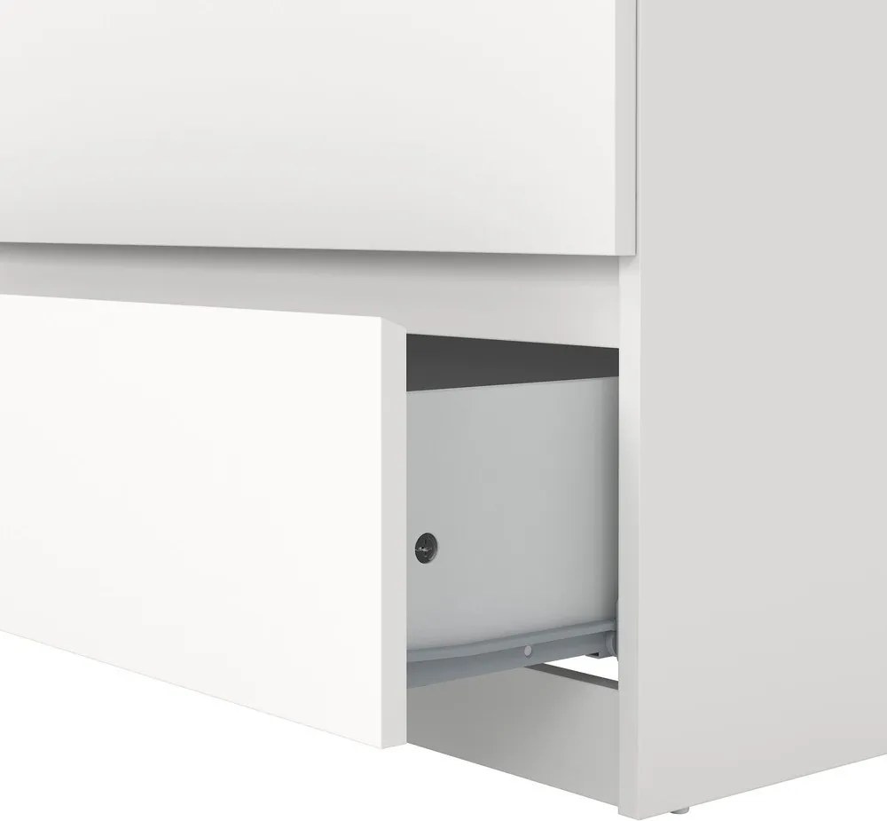 Bílá komoda 77x76x50 cm Naia – Tvilum