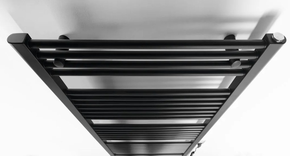 Aqualine Aqualine, DIRECT-E elektrické topné těleso, rovné, 600x1680 mm, 800 W, černá, ILE66TB