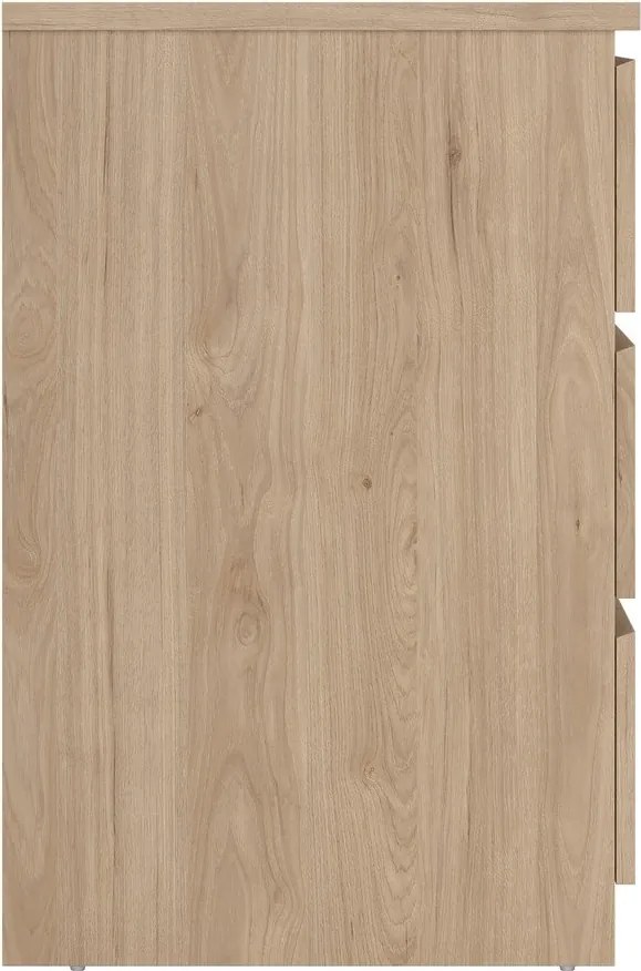 Komoda v dekoru dubu v přírodní barvě 77x76x50 cm Naia – Tvilum