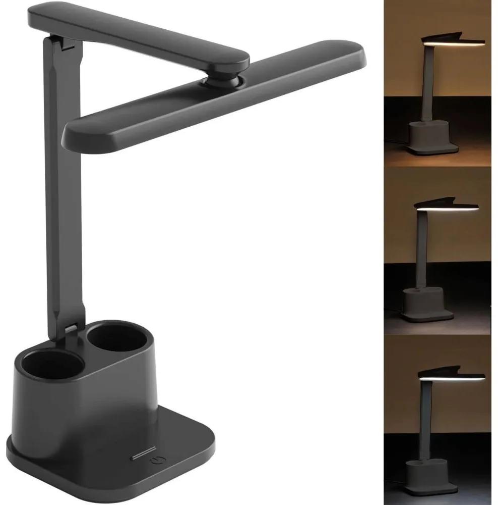 Polux | LED Stmívatelná dotyková stolní lampa BARI LED/6W/230V černá | SA1933