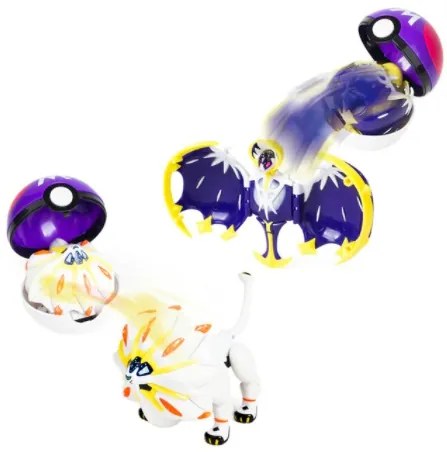Skládací pokémoni v Pokeballu Varianta: set Solgaleo a Lunala, skládací, bez krabice