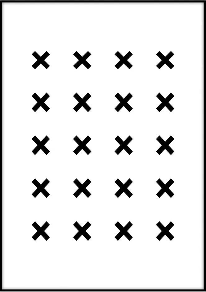 Plakát Imagioo Crosses, 40 x 30 cm