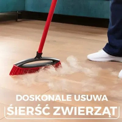 Vileda Pet Pro ALWAYS CLEAN červená / Smeták / pro kočky a psy / techn