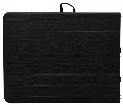 Campingový stůl černý 180x74 skládací s madlem pro snadné přenášení AZ-K1003 BK
