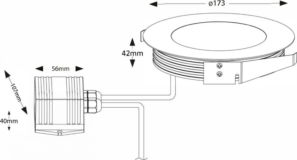 IMPR 100114 LED Zápustné zemní svítidlo Flat 6 x 2W teplá bílá 15° - DEKOLIGHT