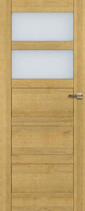 Interiérové dveře vasco doors BRAGA model 3 Průchozí rozměr: 70 x 197 cm, Orientace dveří: Levé dveře, Dekor: Ořech columbia