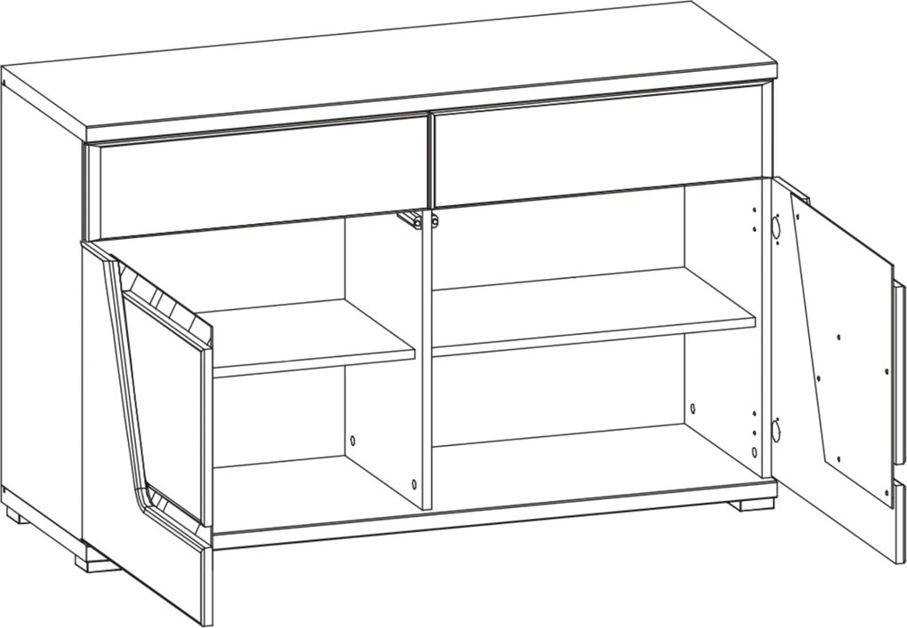 Sconto Komoda BONN ořech