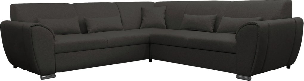 XXXLutz ROHOVÁ SEDAČKA, textil, antracitová Livetastic - Sedací soupravy - 001574004215