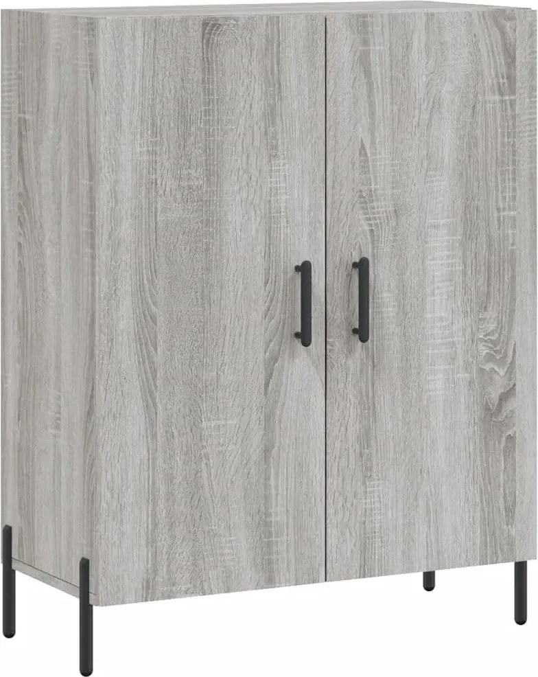 Skříň highboard šedá sonoma 69,5 x 34 x 180 cm kompozitní dřevo 3189267