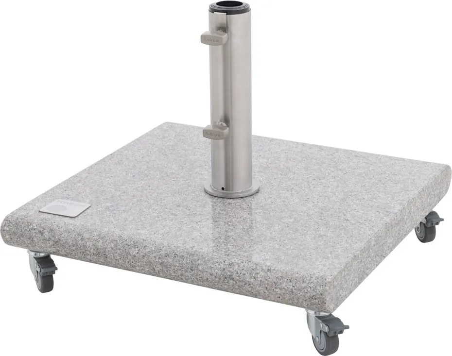 Pojízdný žulový stojan KNIRPS 40 kg světlý