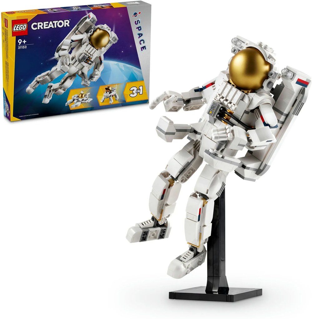 Lego stavebnice lego creator 3 v 1 31152 astronaut