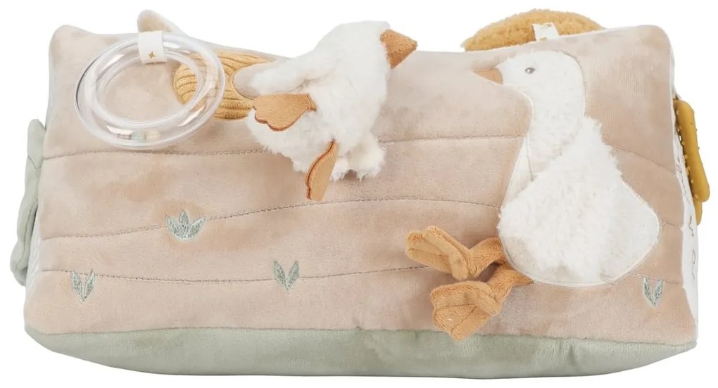 Little Dutch Polštářek trojhranný s aktivitami Newborn Naturals