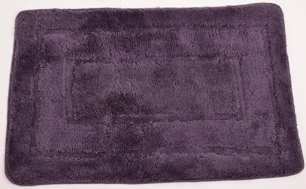 Vesna | Koupelnová předložka 50x80 cm ACRYL, fialová