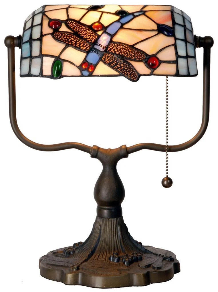 Stolní lampa Tiffany - 27*20*36 cm 1x E27