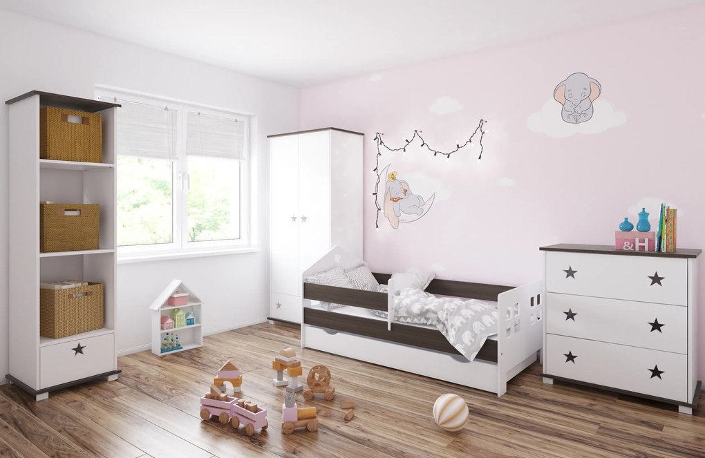 BabyBeds Dětská sestava - hvězdičky Barevné provedení: Ořech