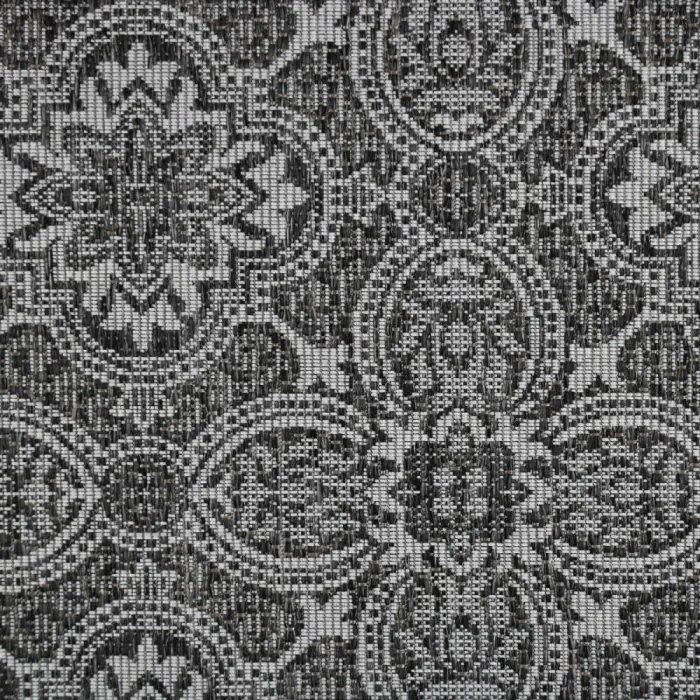 Vopi | Kusový koberec Flat 21193-ivory/silver/grey - Kruh 120 cm průměr