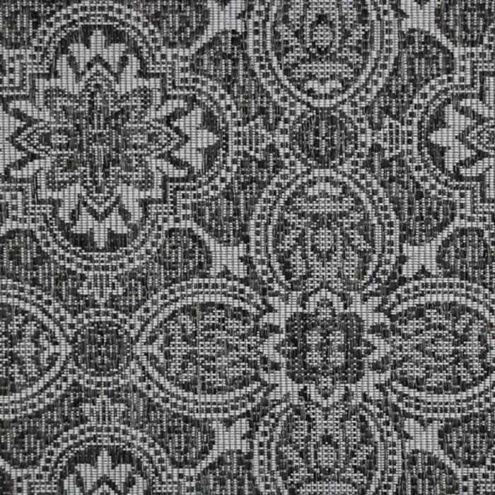 Vopi | Kusový koberec Flat 21193-ivory/silver/grey - Kruh 160 cm průměr