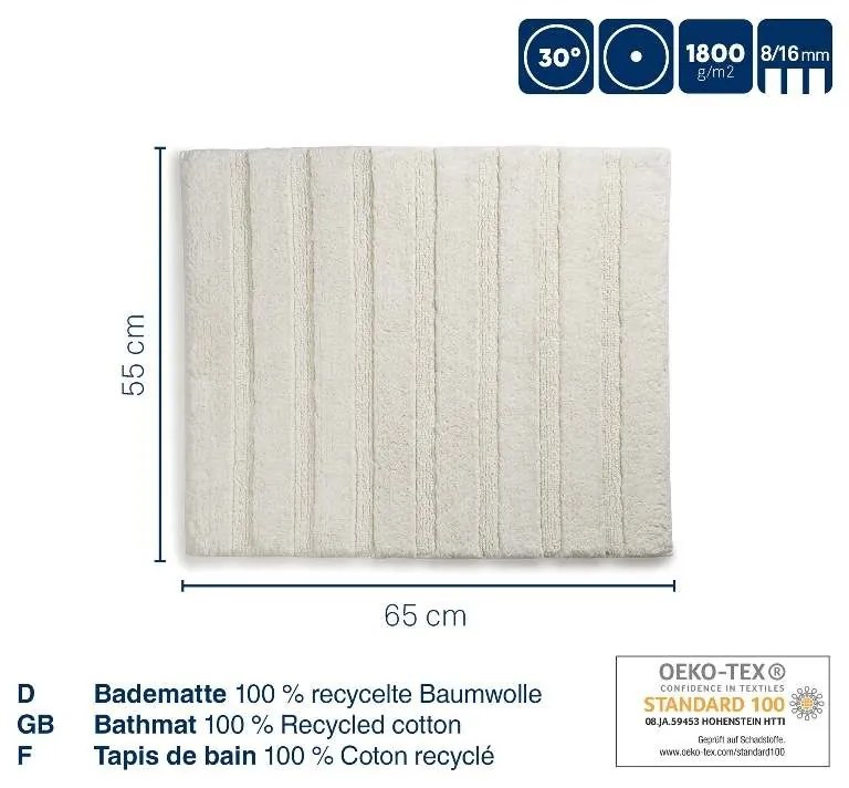 KELA Koupelnová předložka Megan 65x55 cm bavlna terra KL-23588