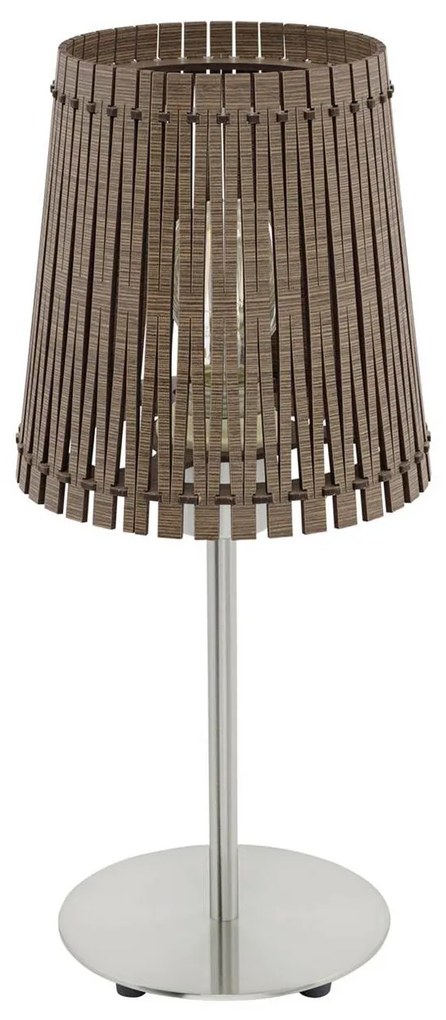 Dřevěná stolní lampa SENDERO, hnědá Eglo SENDERO 96203