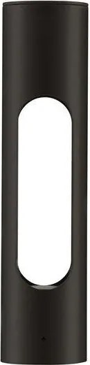 NV 9100916 Venkovní sloupkové svítidlo ELLERY černý hliník a akryl LED 12W 3000K 100-240V IP65 - NOVA LUCE