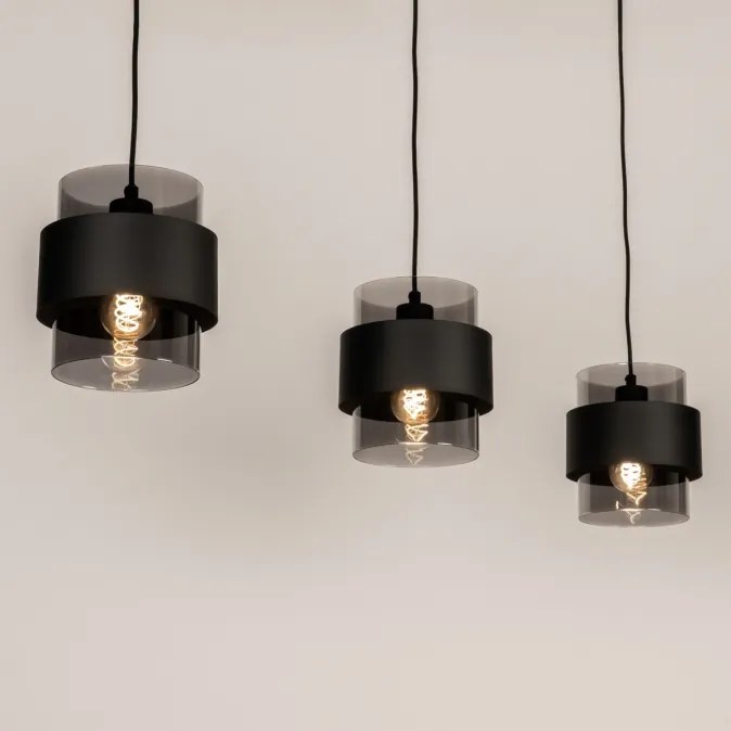 Závěsné svítidlo Retro 70er Line 110 Black