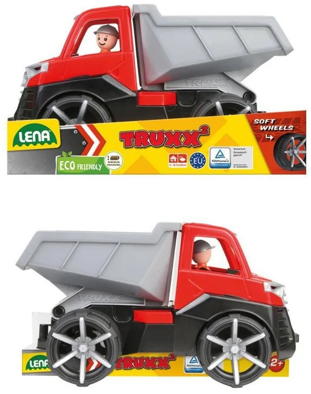 LENA Auto Truxx 2 nákladní sklápěčka plast 26 cm s figurkou