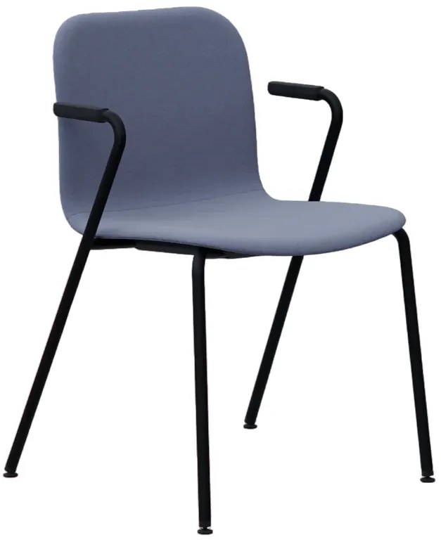 RIM - Židle LAMBDA WOOD LA 4014.091 s područkami celočalouněná