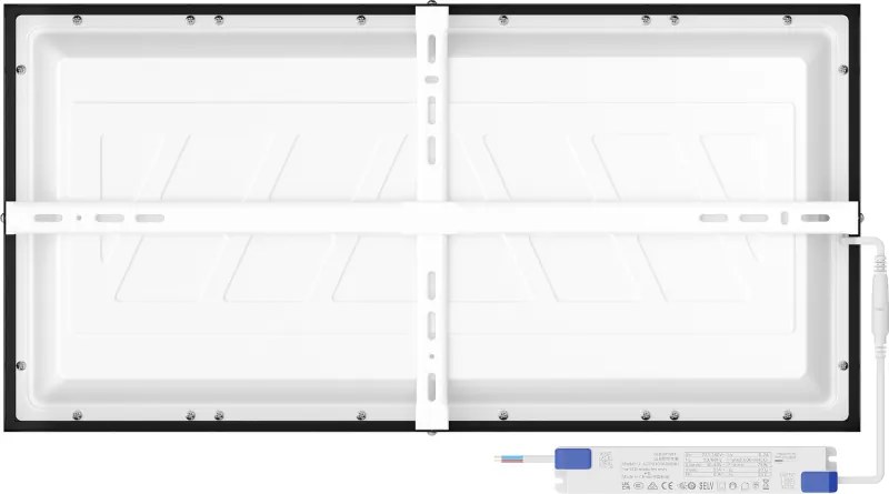 Mexen Brill-S, stropní LED panel 60×30 cm, 24 W, neutrální bílá 4000K, L207-060-030-2440-70