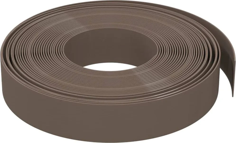 Travní lemy 3 ks hnědé 10 m 10 cm polyethylen 3155437
