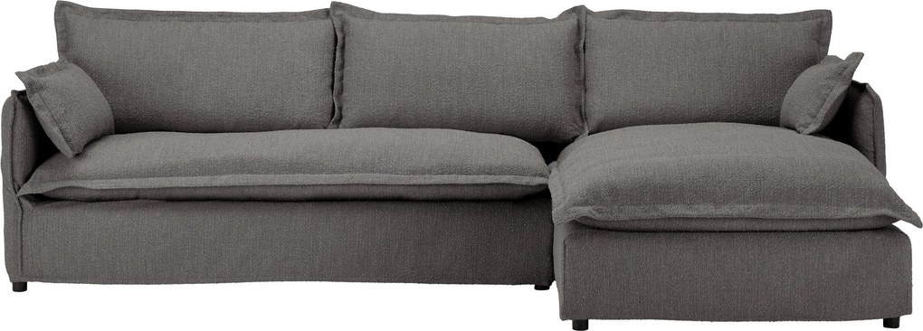 XXXLutz ROHOVÁ SEDAČKA, textil, šedá Livetastic - Sedací soupravy - 001968012501