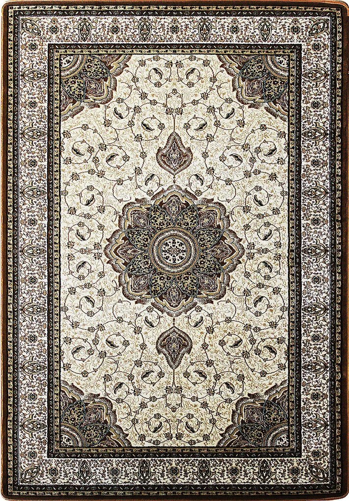 Berfin Dywany, Kusový koberec Anatolia 5328 K (Cream), 70x100, hnědá, kancelář