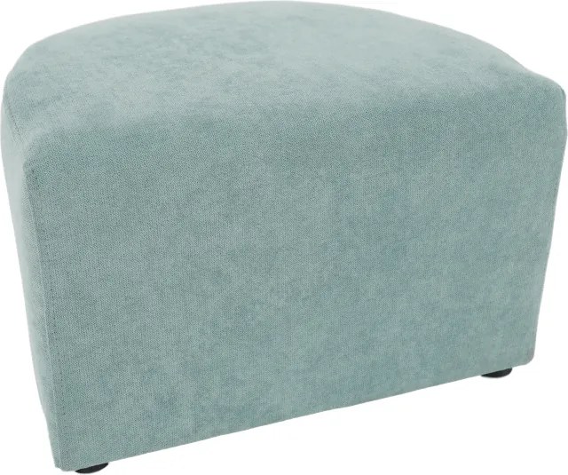 Klubové křeslo s taburetem, mentolová, ROSE