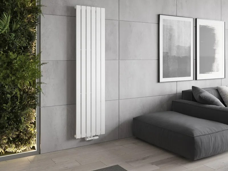 Mexen Boston dekorativní radiátor 1800 x 452 mm, 888 W, bílý - W213-1800-452-00-20