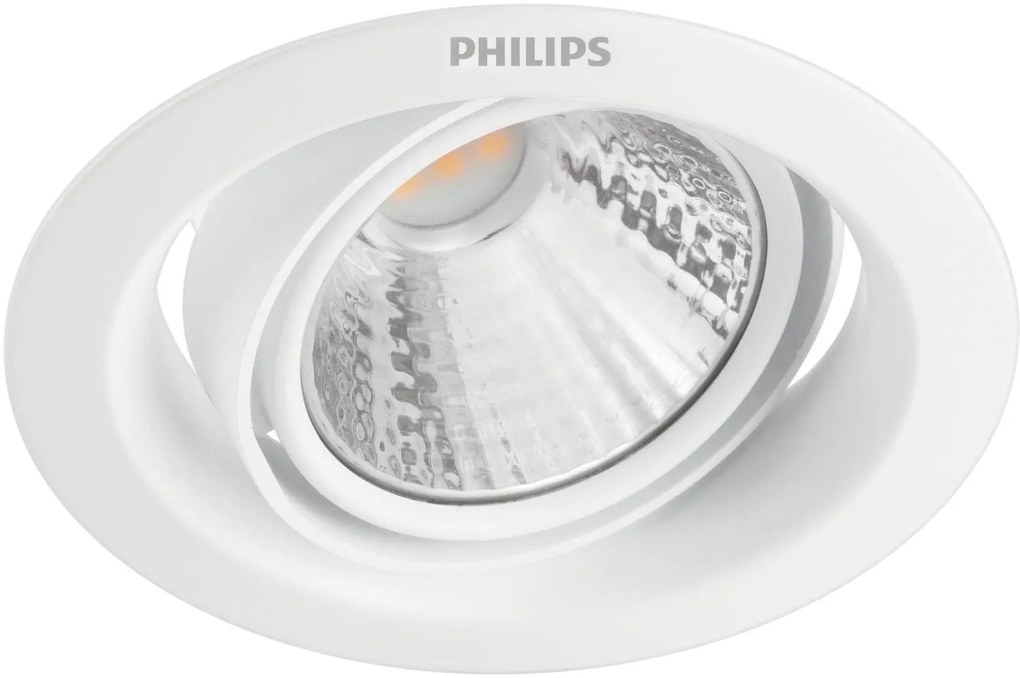 Philips 59555 led zápustné bodové svítidlo pomeron 5w | 330lm | 2700k - funkce sceneswitch