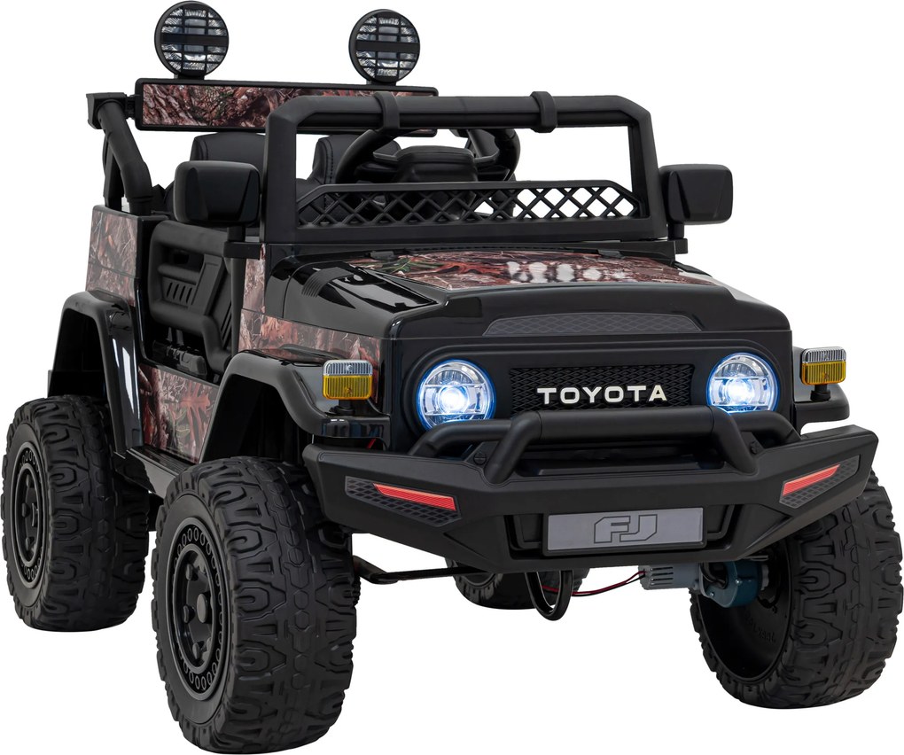 Ramiz Elektrické autíčko Toyota FJ Cruiser černé terénní + ovladač