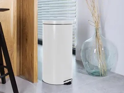ALDA Pedálový koš Freedom Fresh bílá / 30 l / Click Clock mechanismus