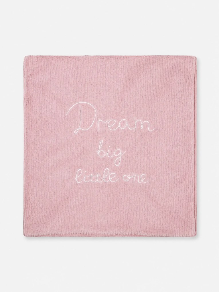 Sinsay - Povlak na polštář s nápisem „Dream big little one“ - hnědá