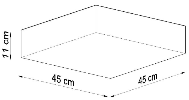 HORUS 45 Stropní světlo, šedá SL.0140 - Sollux